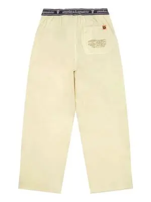 AAPE BY *A BATHING APE Elasticated Logo Waistband Trousers - Neutrals