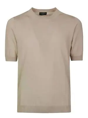 BALLANTYNE Rope Cotton T-shirt - Neutrals