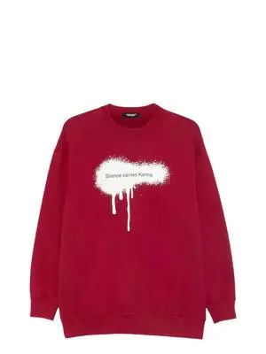 Undercover Graphic Print Crewneck Sweatshirt - Red