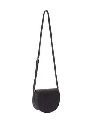 Ralph Lauren Embossed-logo Cross-body Bag - Black