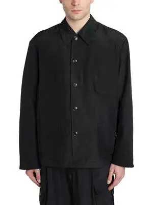 Giorgio Armani Buttoned Jacket - Black