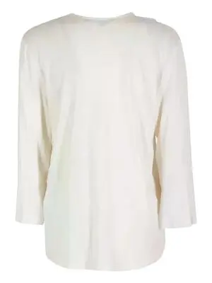 Seventy V-neck Ruffled Blouse - Neutrals