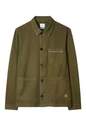 PAUL SMITH Stitch-stripe Shirt Jacket