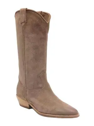 JULIE DEE Pointed Cowboy Boots - Brown