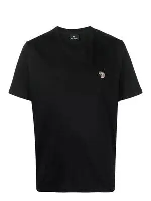 Paul Smith Zebra Logo-patch T-shirt Black