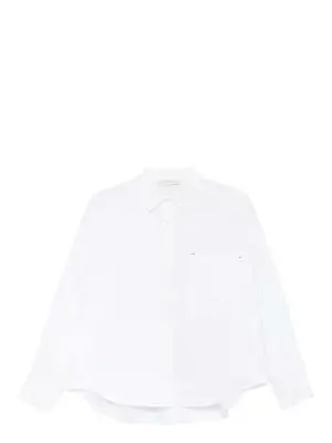 JCSOPHIE Classic Collar Shirt With Chest Pocket - White