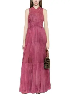 Ulla Johnson Freesia Plissé Gown - Pink