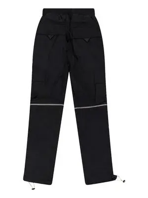 Rhude Knee-zip Cargo Trousers - Black