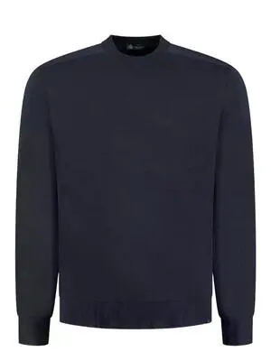 Paul & Shark Crew Neck Long Sleeve Sweater - Blue