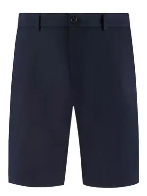 ZANONE Tailored Buttoned Shorts - Blue