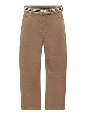 MORDECAI Belted Trousers With Pocket Detailing - Neutrals