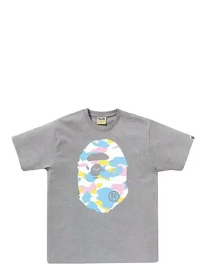 A BATHING APE Camouflage T-shirt Grey