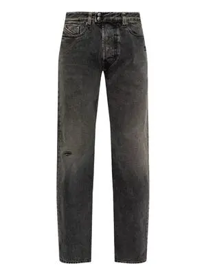 DIESEL® 1980 D-eeper-ra Ripped Jeans - Grey