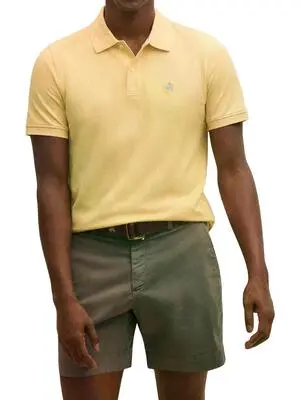 Brooks Brothers Logo-embroidered Polo Shirt - Yellow