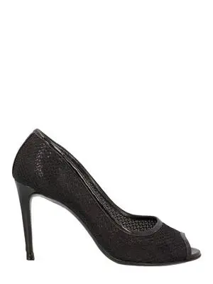 Dolce & Gabbana Peep-toe High Heel Sandals - Black