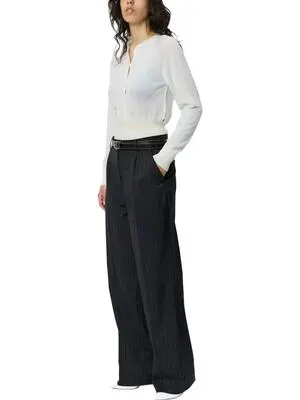 MFPEN Striped Trousers - Grey