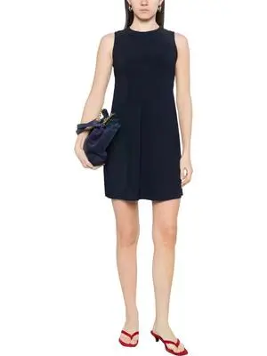 ALPHATAURI Crew-neck Mini Dress - Blue