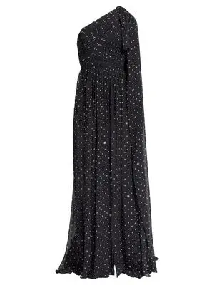 Elie Saab Printed Chiffon Maxi Dress - Multi