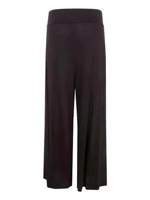 Labo.art Bubi Pleated Wide Leg Trousers Brown