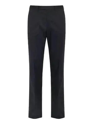 Zegna Tailored Button Trousers - Blue