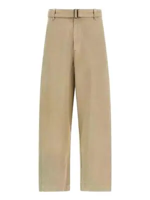 ENTIRE STUDIOS Baggy Belted Trousers - Neutrals
