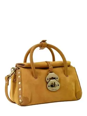 ZANELLATO Studded Leather Top Handle Bag - Neutrals