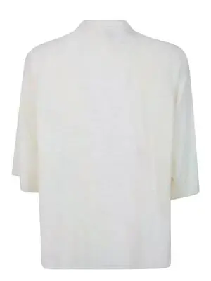 BOBOUTIC Silk Collared Shirt - Neutrals