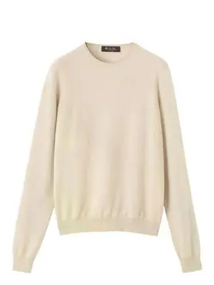Loro Piana Cashmere Crew Neck Sweater - Neutrals
