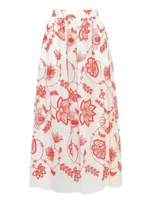 ERES Calie Midi Skirt - Red