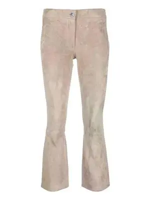 ARMA Cropped Flared Trousers - Grey