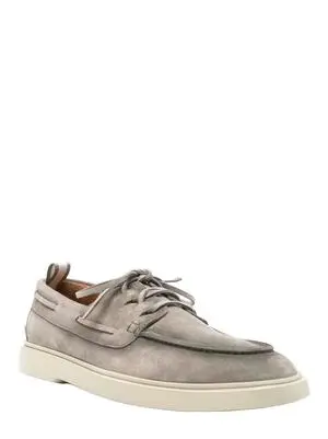 Officine Creative Suede Boat Shoes - Neutrals