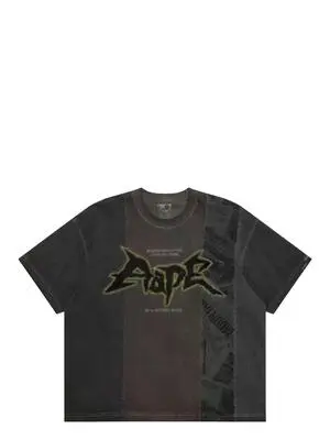 AAPE BY *A BATHING APE Patchwork Print T-shirt - Black