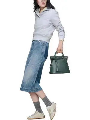 MAISON MARGIELA Midi Denim Skirt - Blue