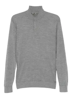 N.peal Regent Half-zip Sweater - Grey
