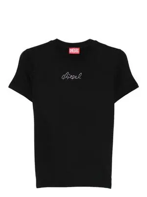 DIESEL® Logo Detail T-shirt - Black