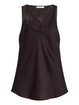 FAVORITE DAUGHTER Clean Cut Tank Top - Brown