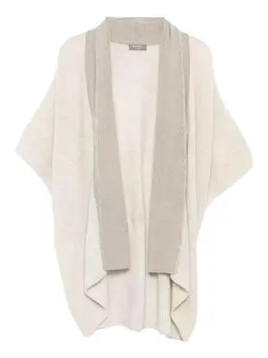 N.PEAL N.Peal Ribbed Open Front Cardigan