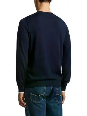 Peserico Long Sleeve Crew Neck T-shirt - Blue