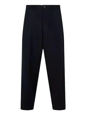 NINE:INTHE:MORNING Button Pleat Trousers - Blue