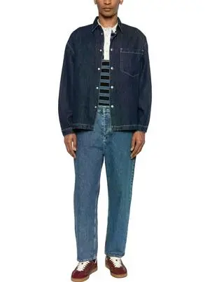 7 For All Mankind Patch-pocket Overshirt - Blue