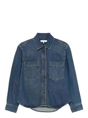 FRAME Chest Pocket Denim Shirt - Blue