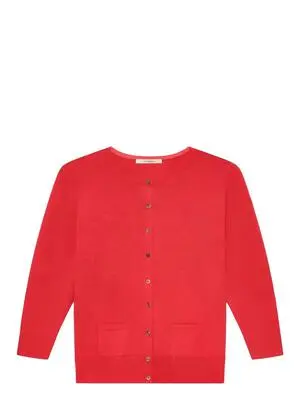 Malìparmi Crew Neck Cardigan With Pockets - Red