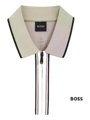 BOSS Logo-detail Polo Shirt - Neutrals