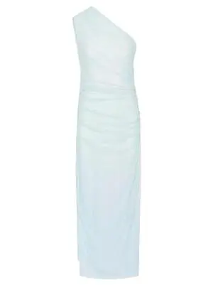 ROTATE BY BIRGER CHRISTENSEN One-shoulder Maxi Dress - Blue