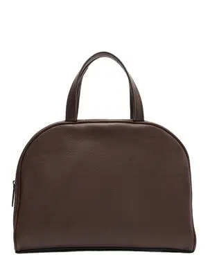 THE ROW Bindle Small Leather Tote Bag - Brown