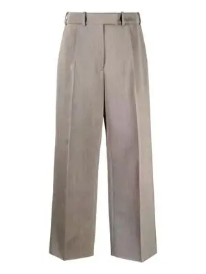 THE ROW Roan Straight-leg Trousers - Neutrals