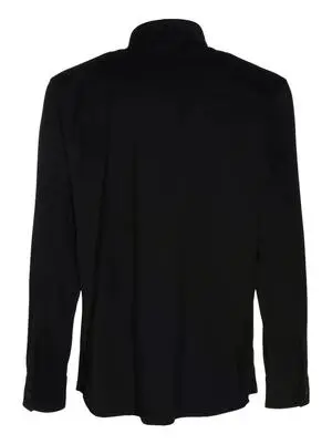 Canali Button-detail Shirt Jacket - Black