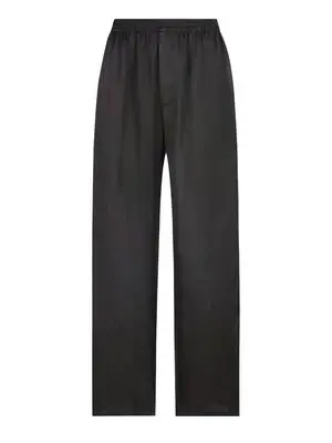 Saint Laurent Elasticated Trousers - Black