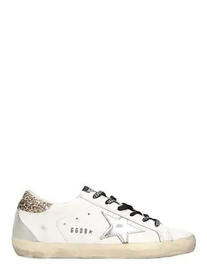 GOLDEN GOOSE Superstar Leather Low-top Trainers - White/comb