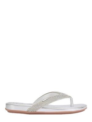 Carvela Riviera Embellished Woven Sandals - Silver